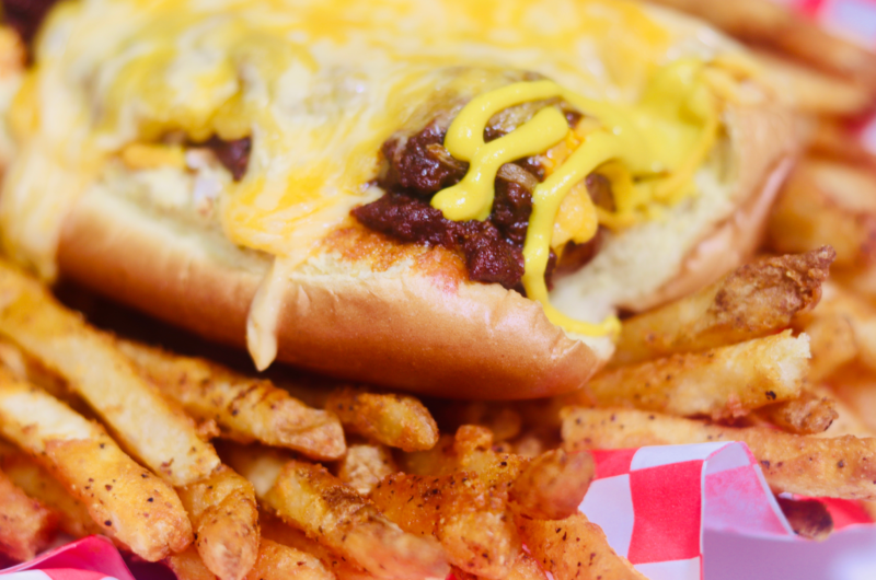 The Best Texas Chili Dogs Recipe - She Adds Flavor